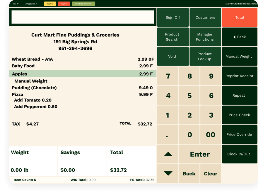 Markt POS | The grocery POS system designed for specialty markets